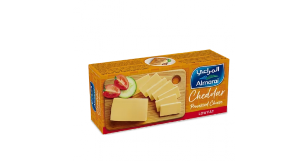 Almarai_Low_Fat_Cheddar_Cheese_Block - 200 جرام | Yo!Kart