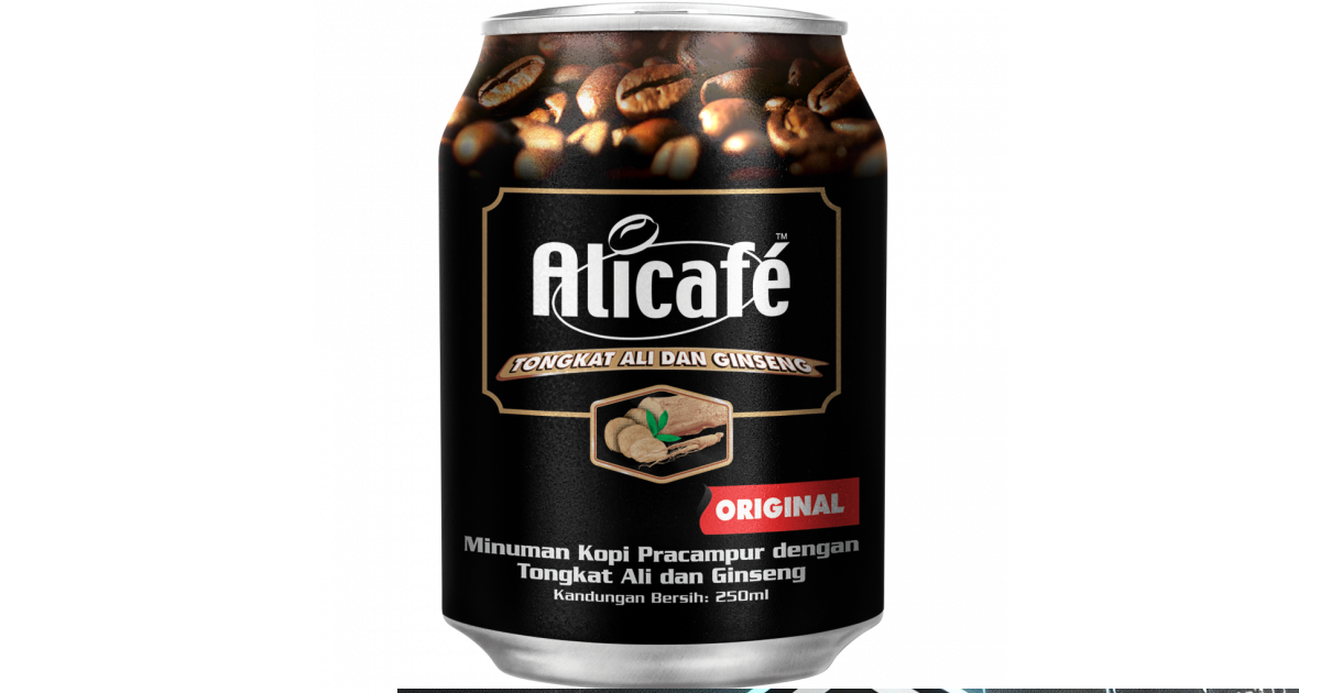 Alicafe | Tongkat Ali And Ginseng Original - 250 ml x 24 cans | Finstan ...