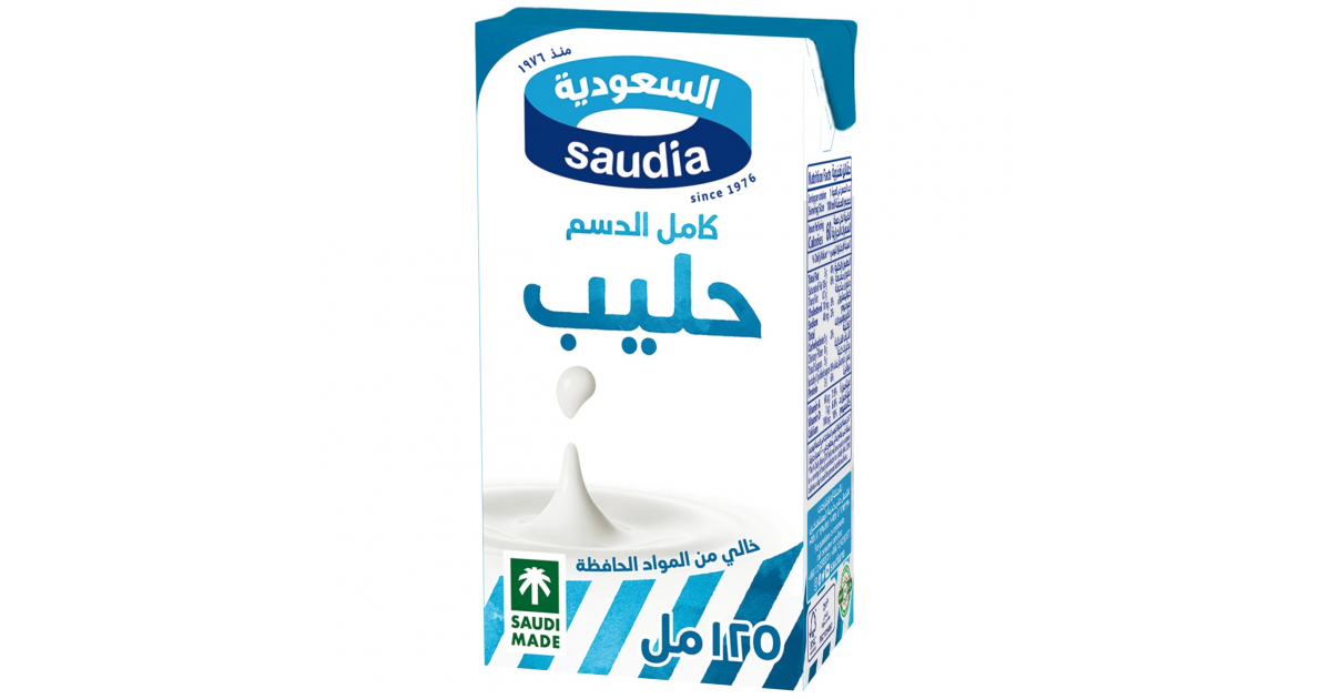 Saudia | Whole Milk - 125 ML | Finstan Inc.
