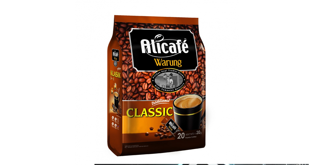 Alicafe | Warung Series Klasik Original - 20 gm x 20 bags | Finstan Inc.