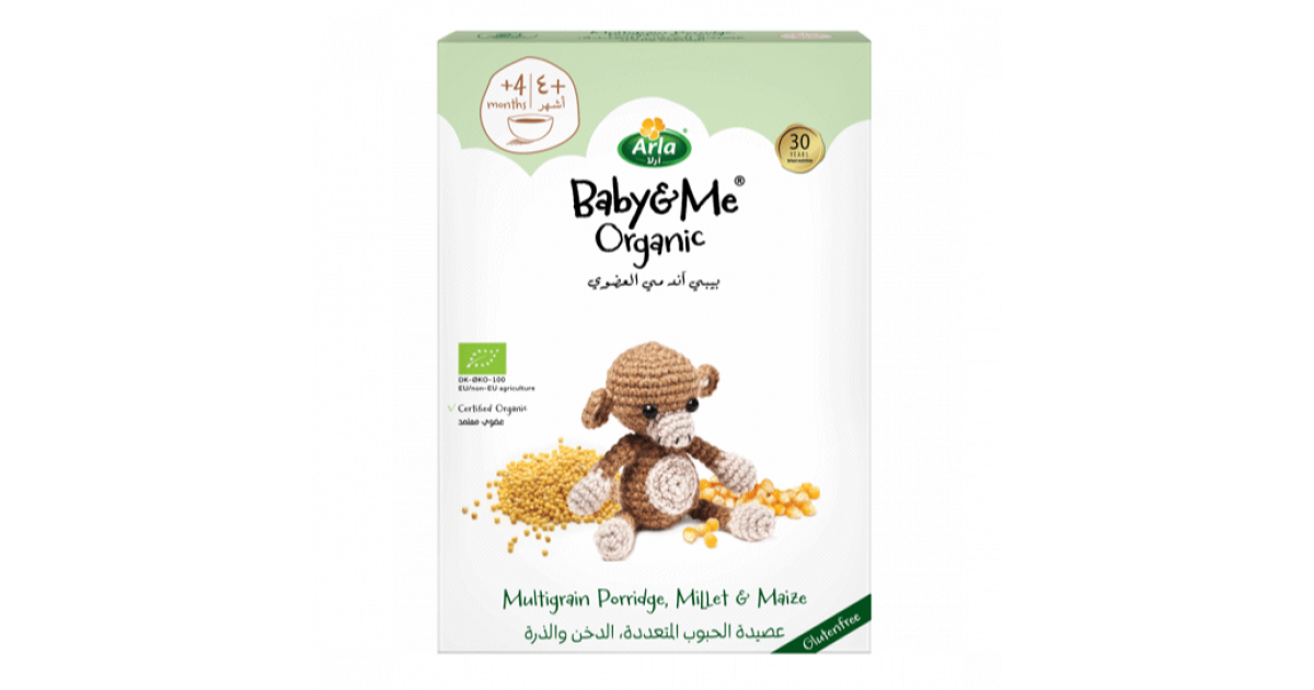 Arla | Baby&me Organic Multi-Grain Millet & Maize 210g - 210 gm ...