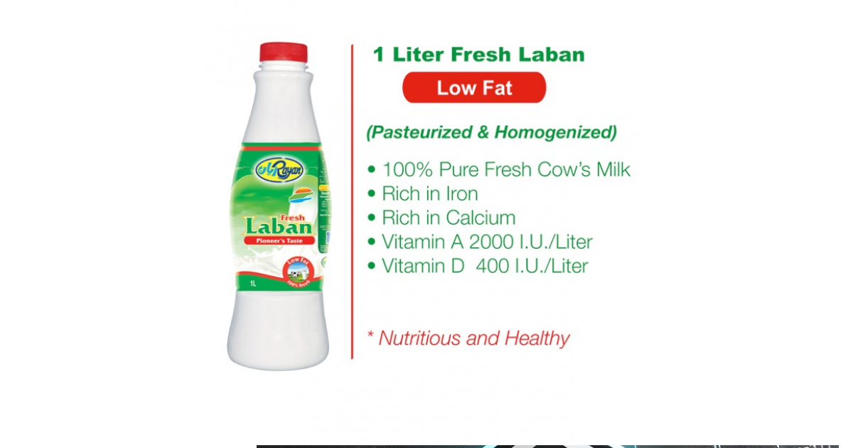 UND Dairy | Fresh Laban Low Fat - 1 L | Finstan Inc.