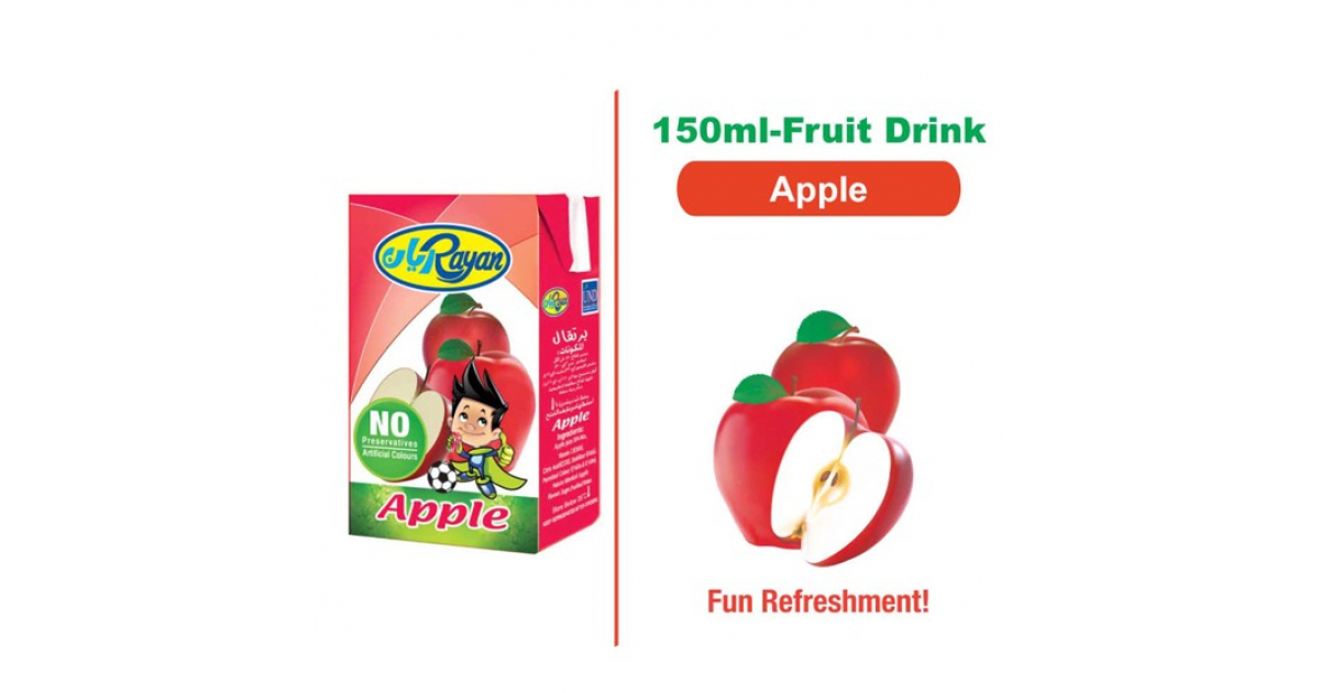 UND Dairy | Fruit Drink Apple (Homogenized & UHT Treated) - 150 ML ...