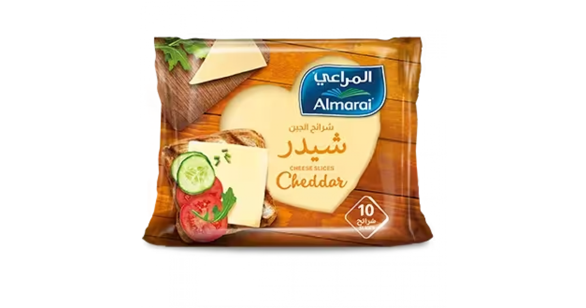 Almarai | Cheddar Cheese Slices - 200 grams | Finstan Inc.