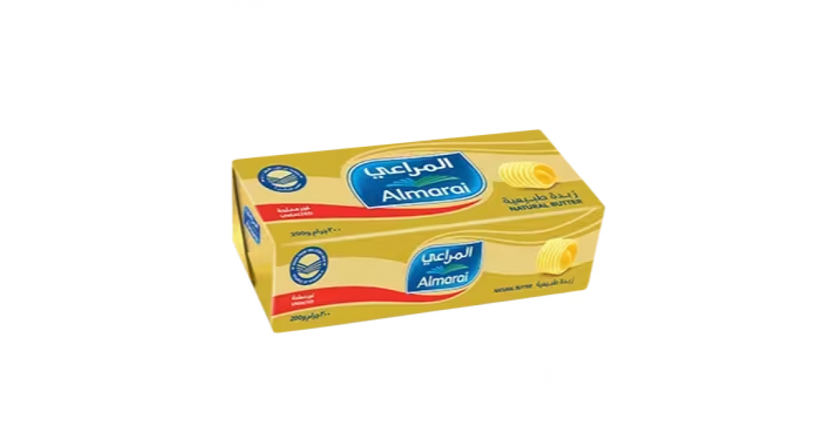 Almarai | Unsalted Natural Butter - 100 grams | Finstan Inc.