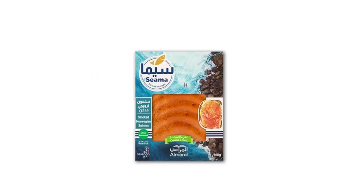 Almarai | Smoked Norwegian Seasoned Salmon - 100 grams | Finstan Inc.