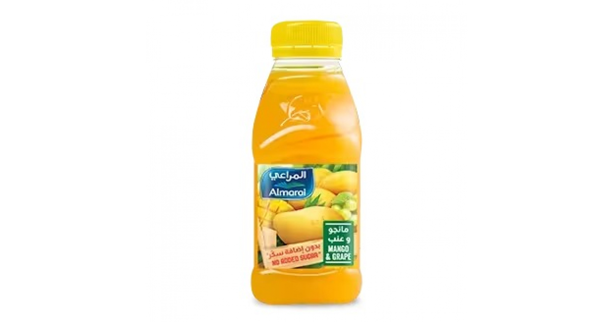 Almarai | Mango juice with grapes - 200 ML | Finstan Inc.