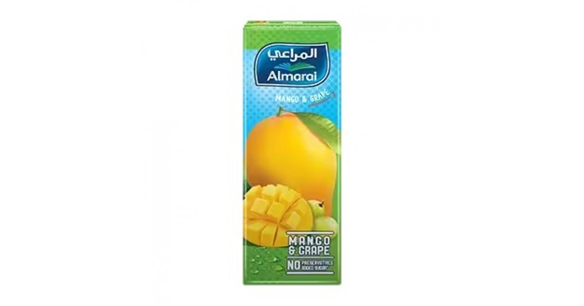 Almarai | Reconstituted Mango and Grape - 250 ML | Finstan Inc.