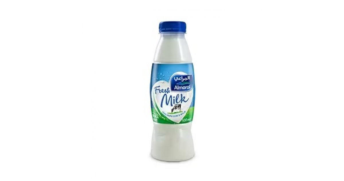 Almarai | Fresh Milk Full Fat - 500 ML | Finstan Inc.