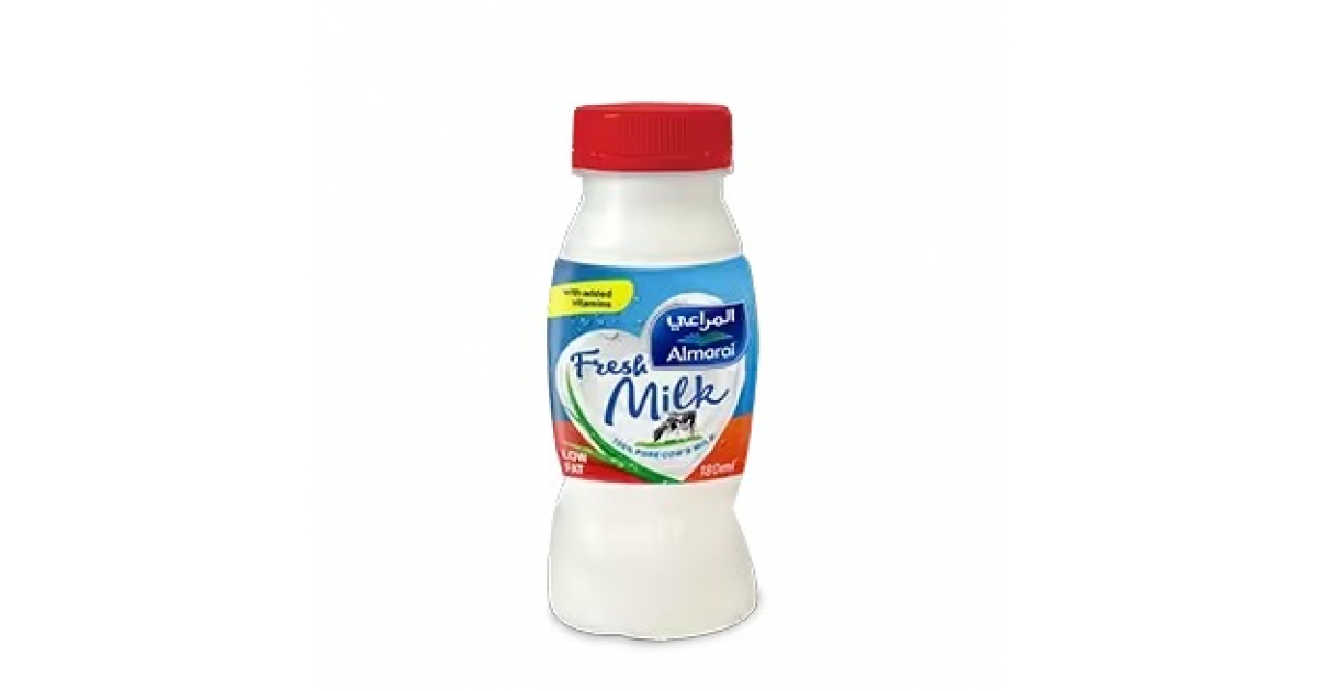 Almarai | Fresh Milk Low Fat - 200 ML | Finstan Inc.
