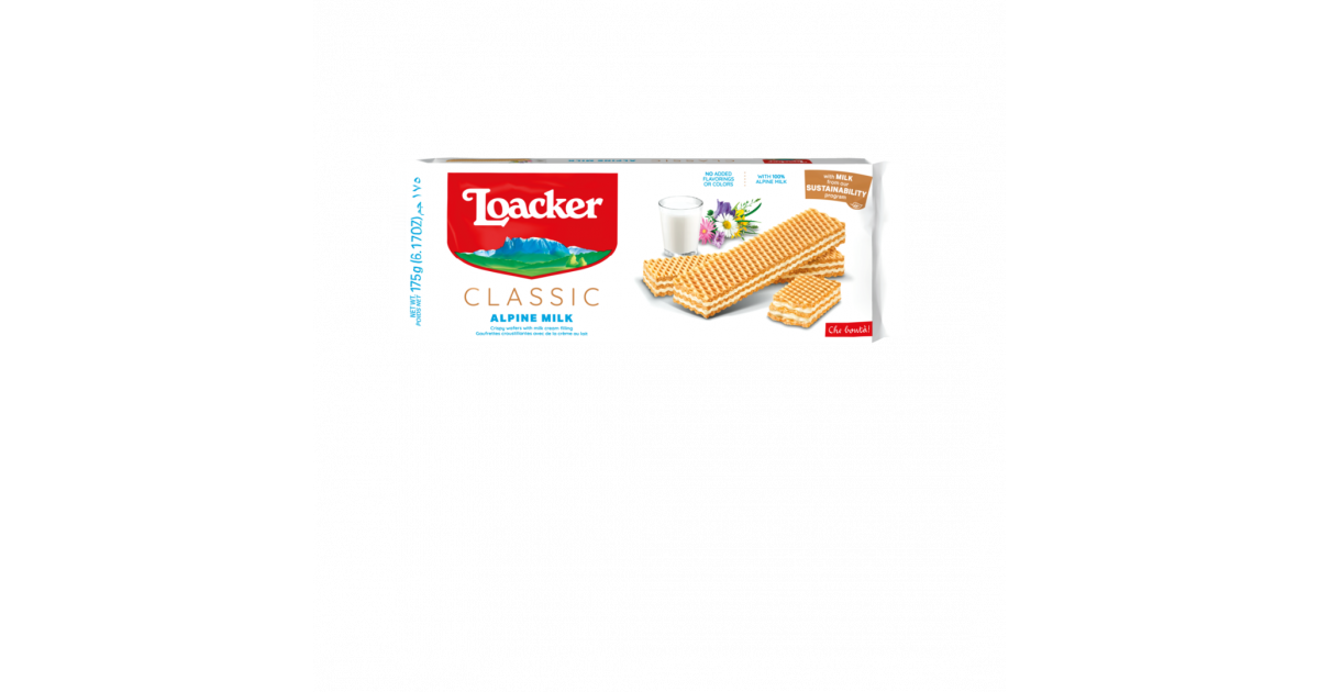 Loacker | Classic Alpine Milk - 30 gm | Finstan Inc.