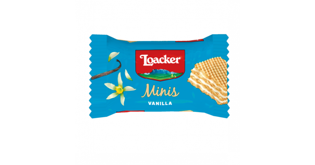 Loacker | Minis Vanilla - 200 gm | Finstan Inc.